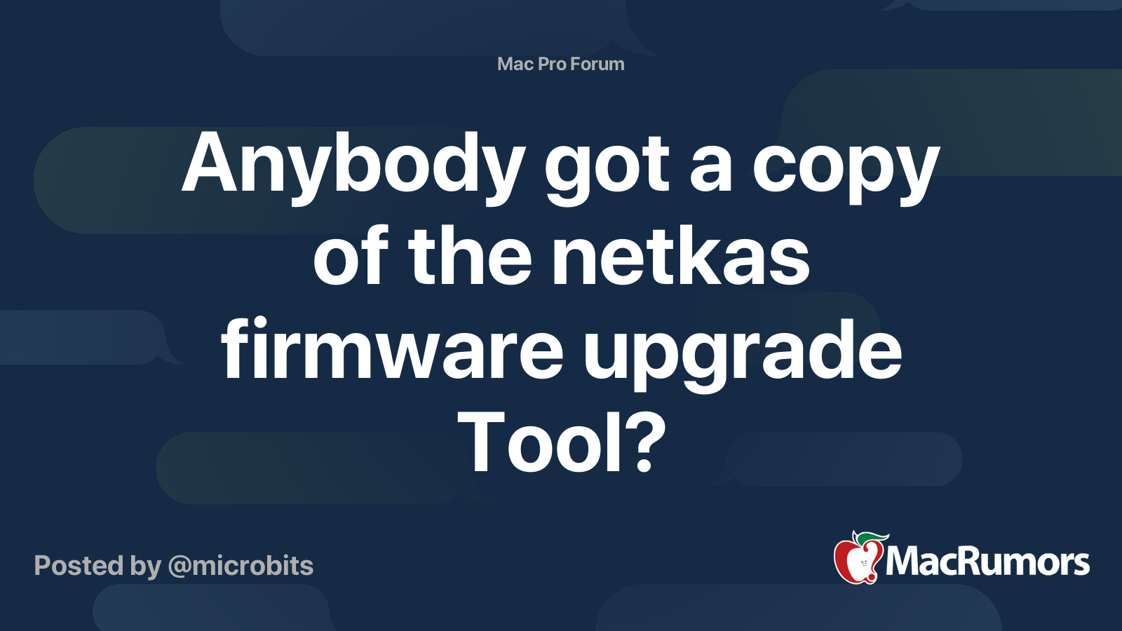 Anybody got a copy of the netkas firmware upgrade Tool? | MacRumors Forums