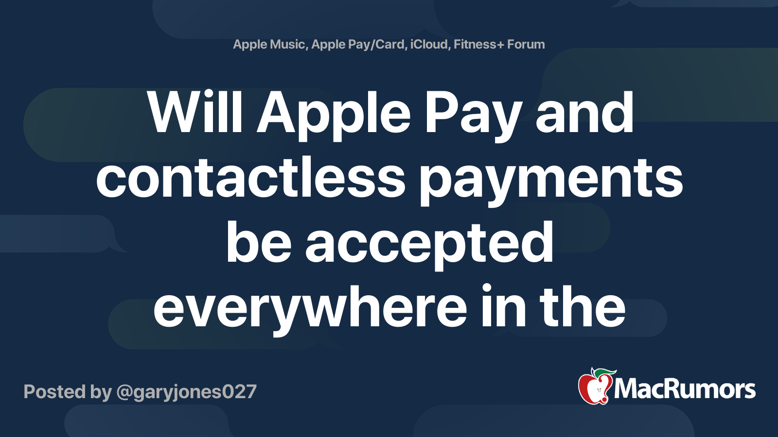 Will Apple Pay and contactless payments be accepted everywhere in the ...