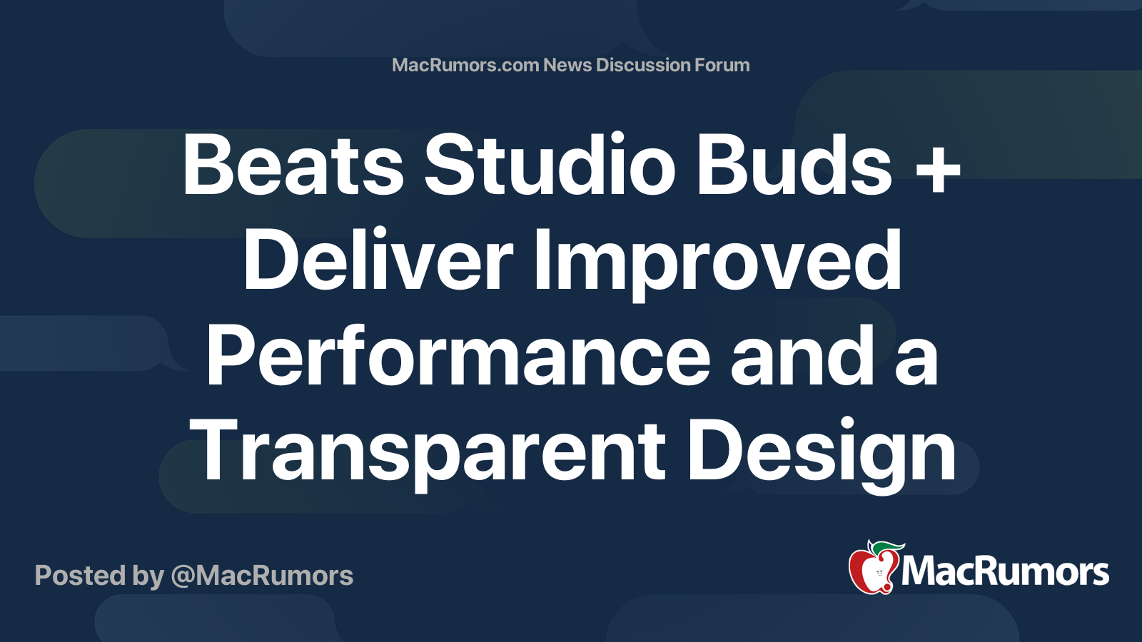 Beats Studio Buds + Deliver Improved Performance and a Transparent ...