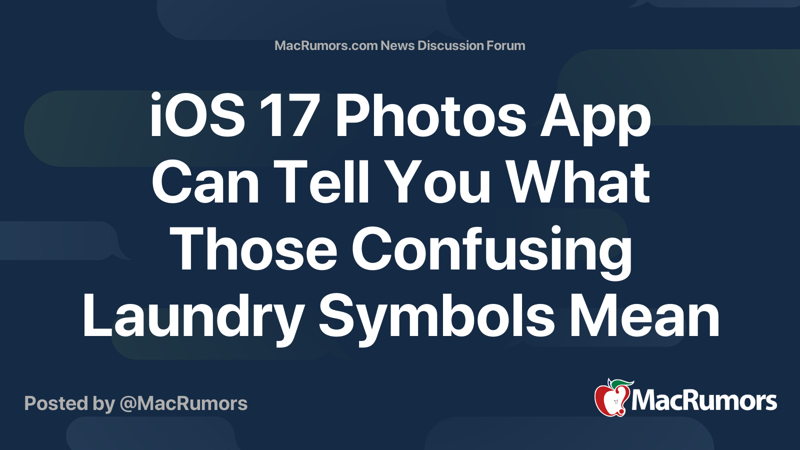 iOS 17 Photos App Can Tell You What Those Confusing Laundry Symbols ...