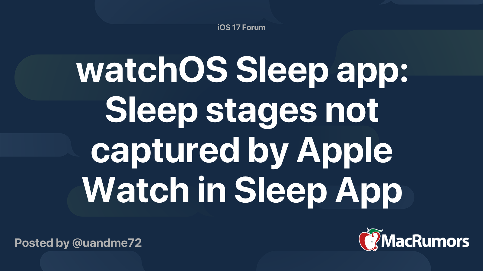 watchOS Sleep app: Sleep stages not captured by Apple Watch in Sleep ...