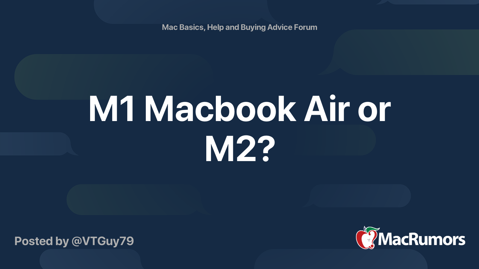 M1 Macbook Air or M2? | MacRumors Forums