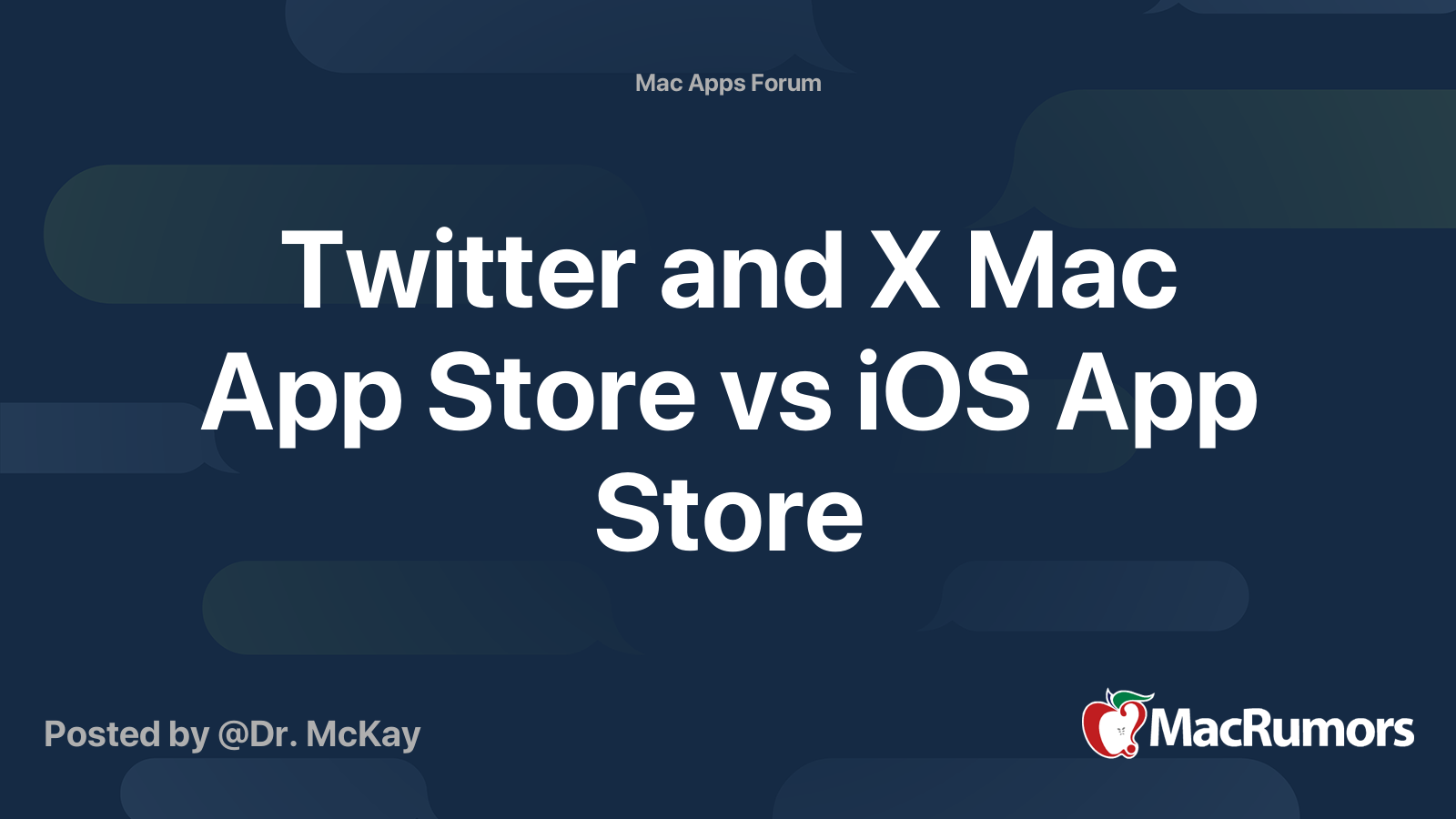 Twitter And X Mac App Store Vs Ios App Store Macrumors Forums
