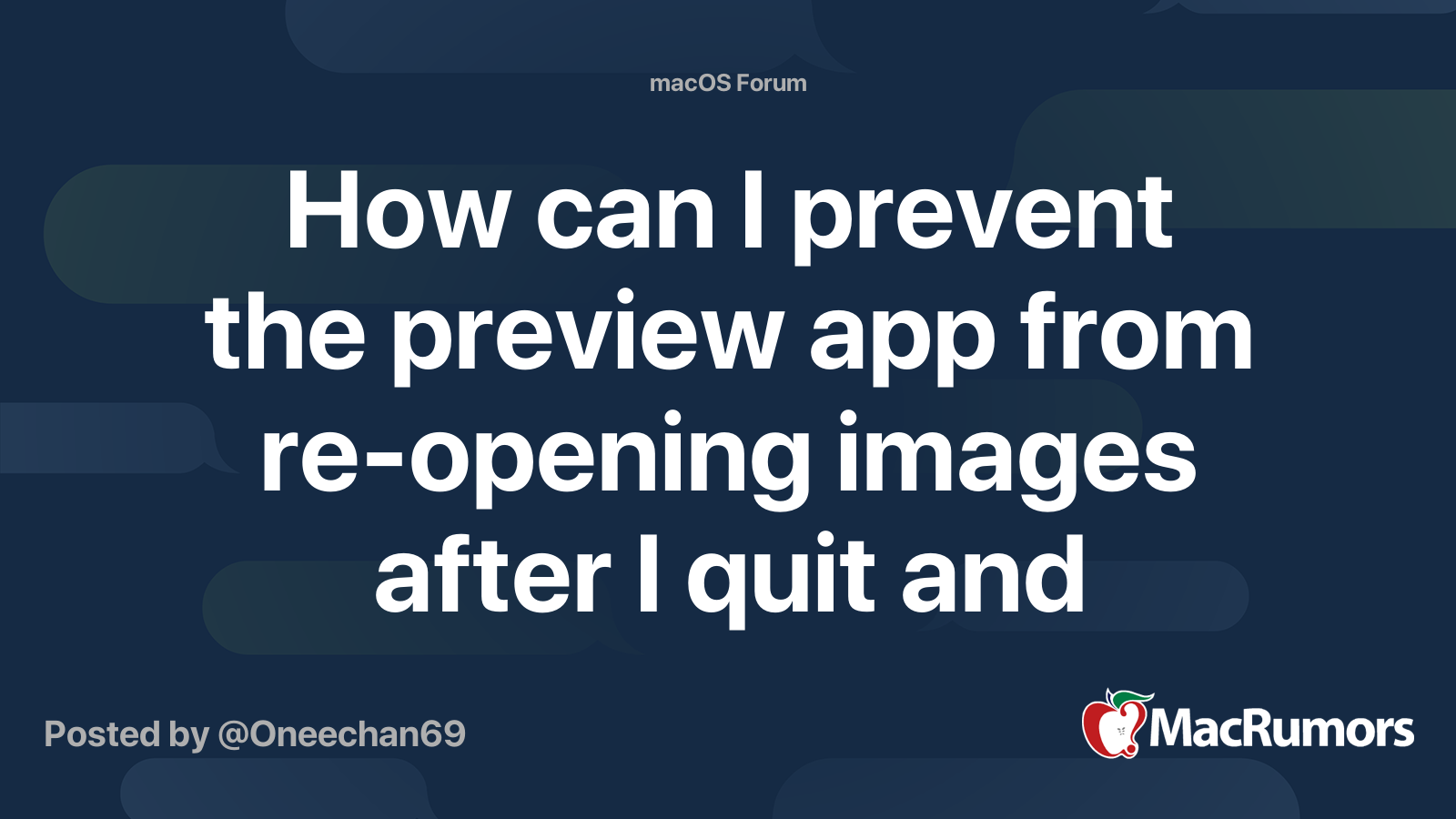 How can I prevent the preview app from re-opening images after I quit and reopen the app ...