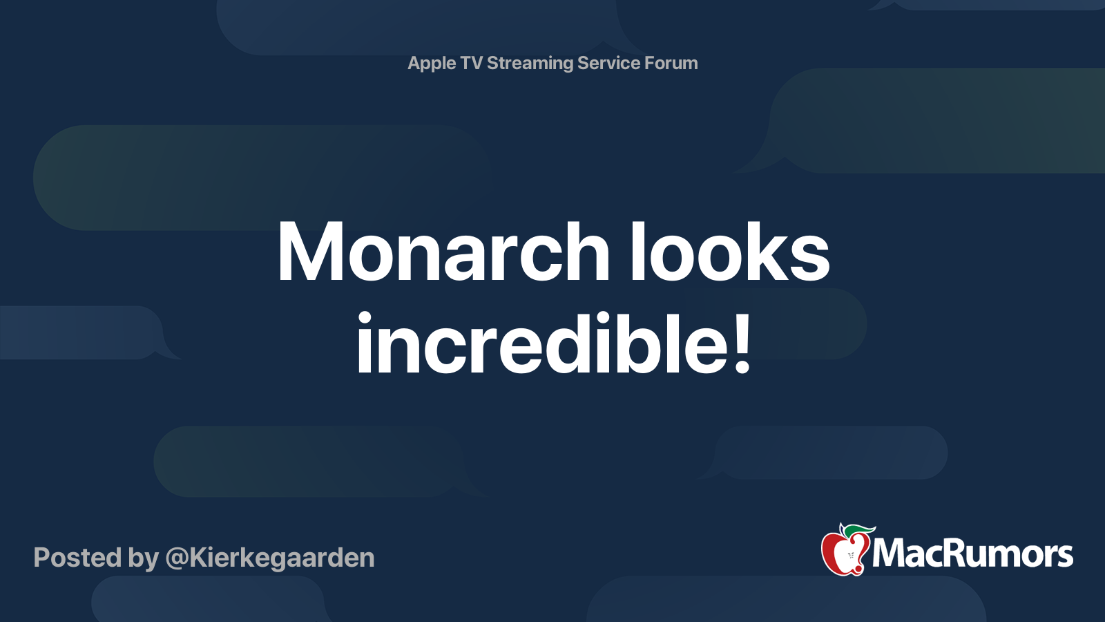 Monarch looks incredible! | MacRumors Forums