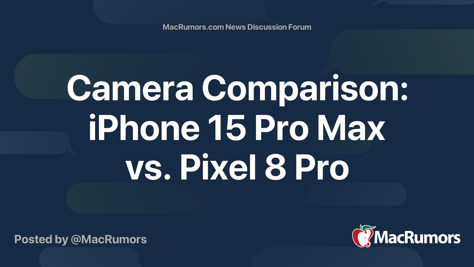 Camera Comparison: iPhone 15 Pro Max vs. Pixel 8 Pro | Page 3 ...