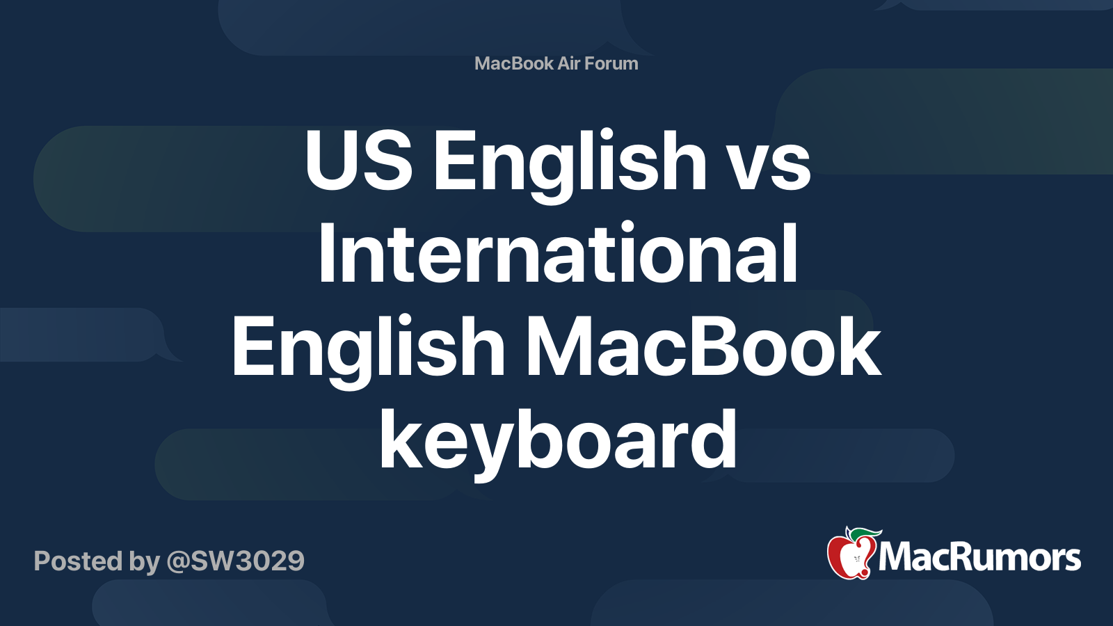 US English vs International English MacBook keyboard layout/shape ...