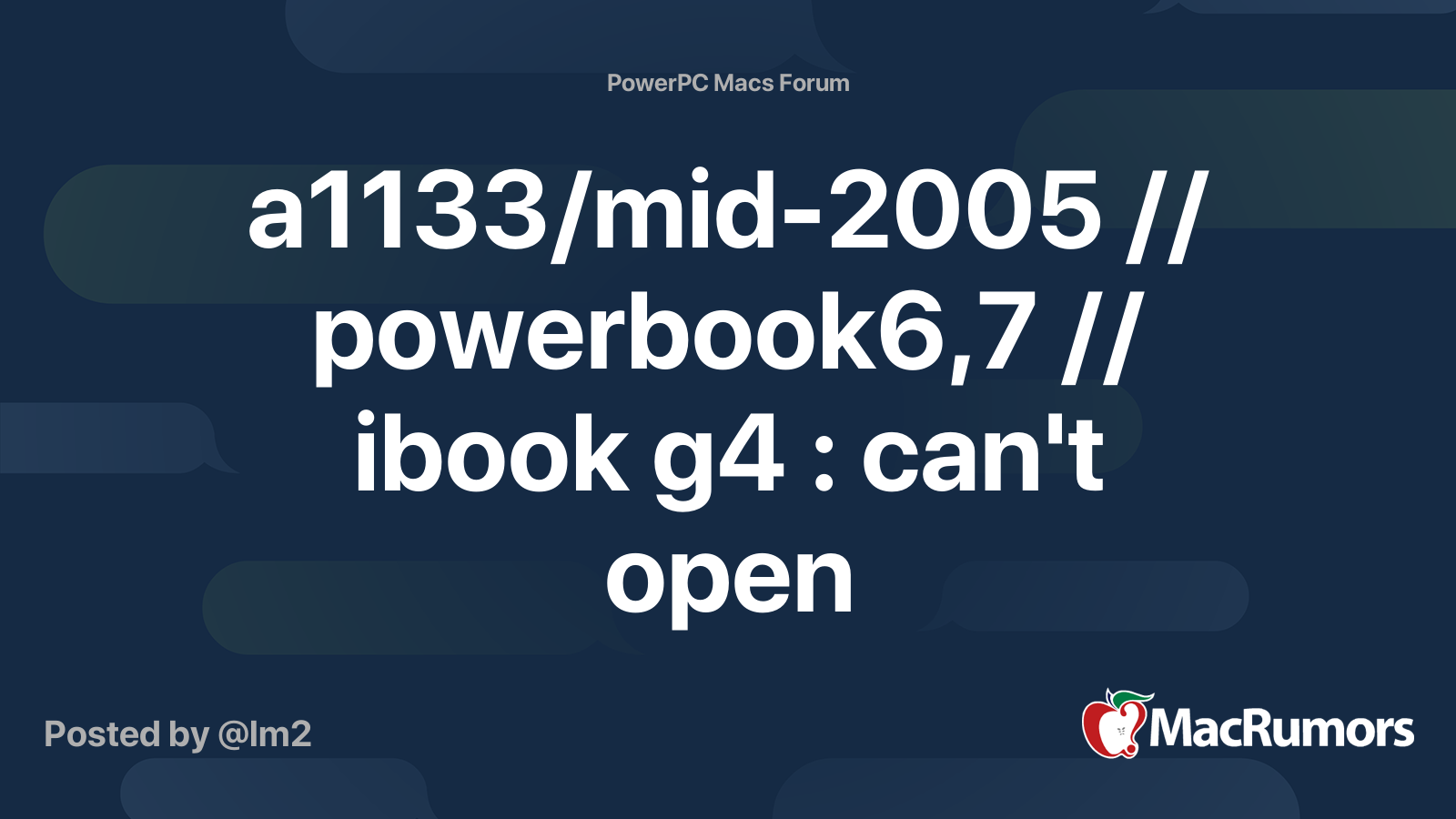 a1133/mid-2005 // powerbook6,7 // ibook g4 : can't open session/restore, only "minimalist" state ...