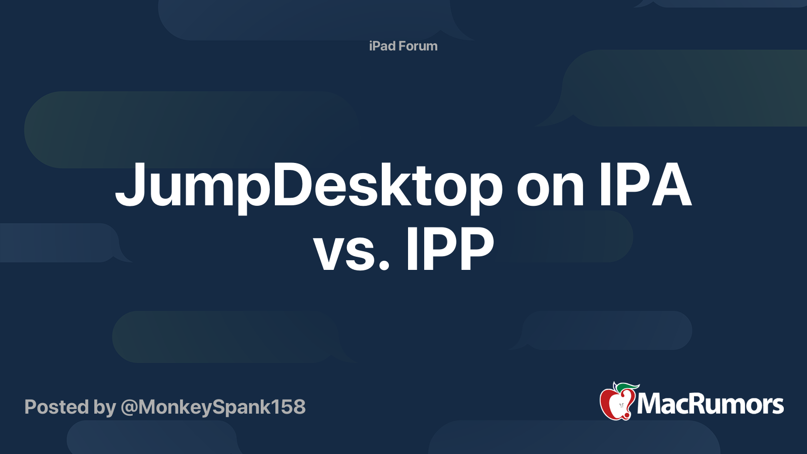 JumpDesktop on IPA vs. IPP | MacRumors Forums