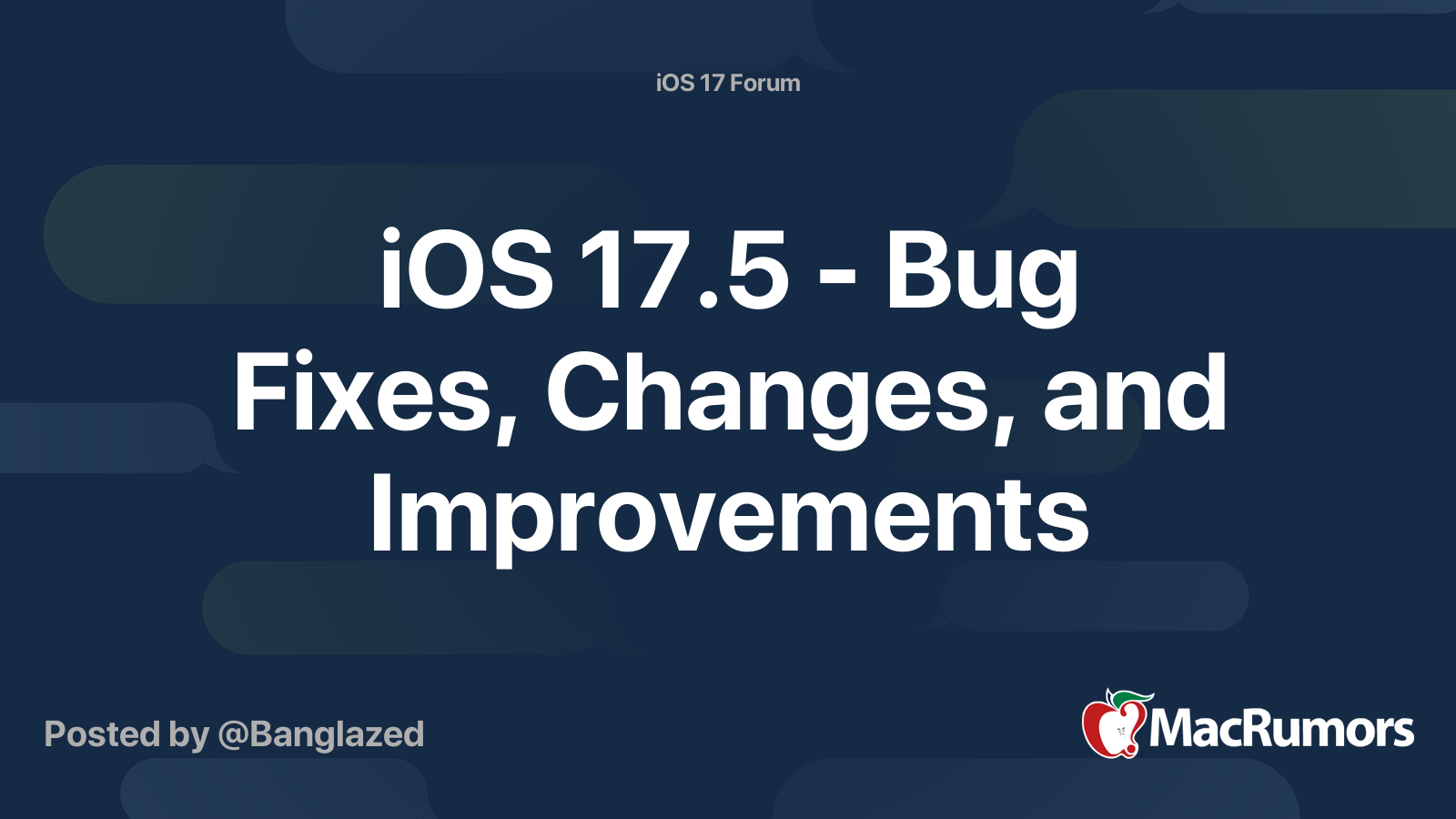 iOS 17.5 ― Bug Fixes, Changes, and Improvements | MacRumors Forums