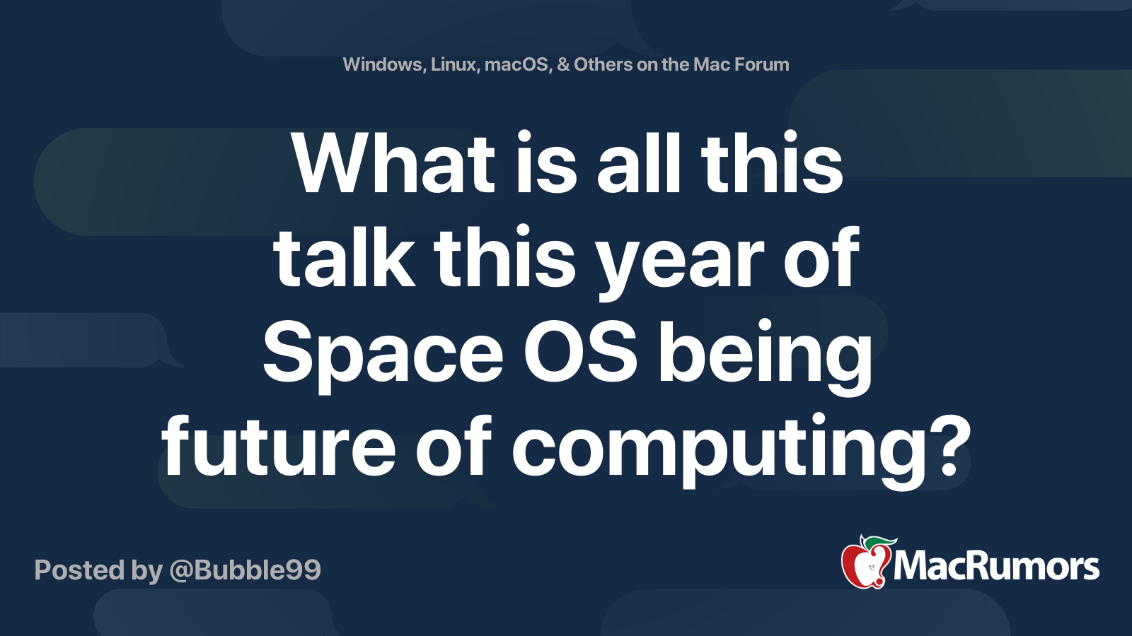 What is all this talk this year of Space OS being future of computing ...