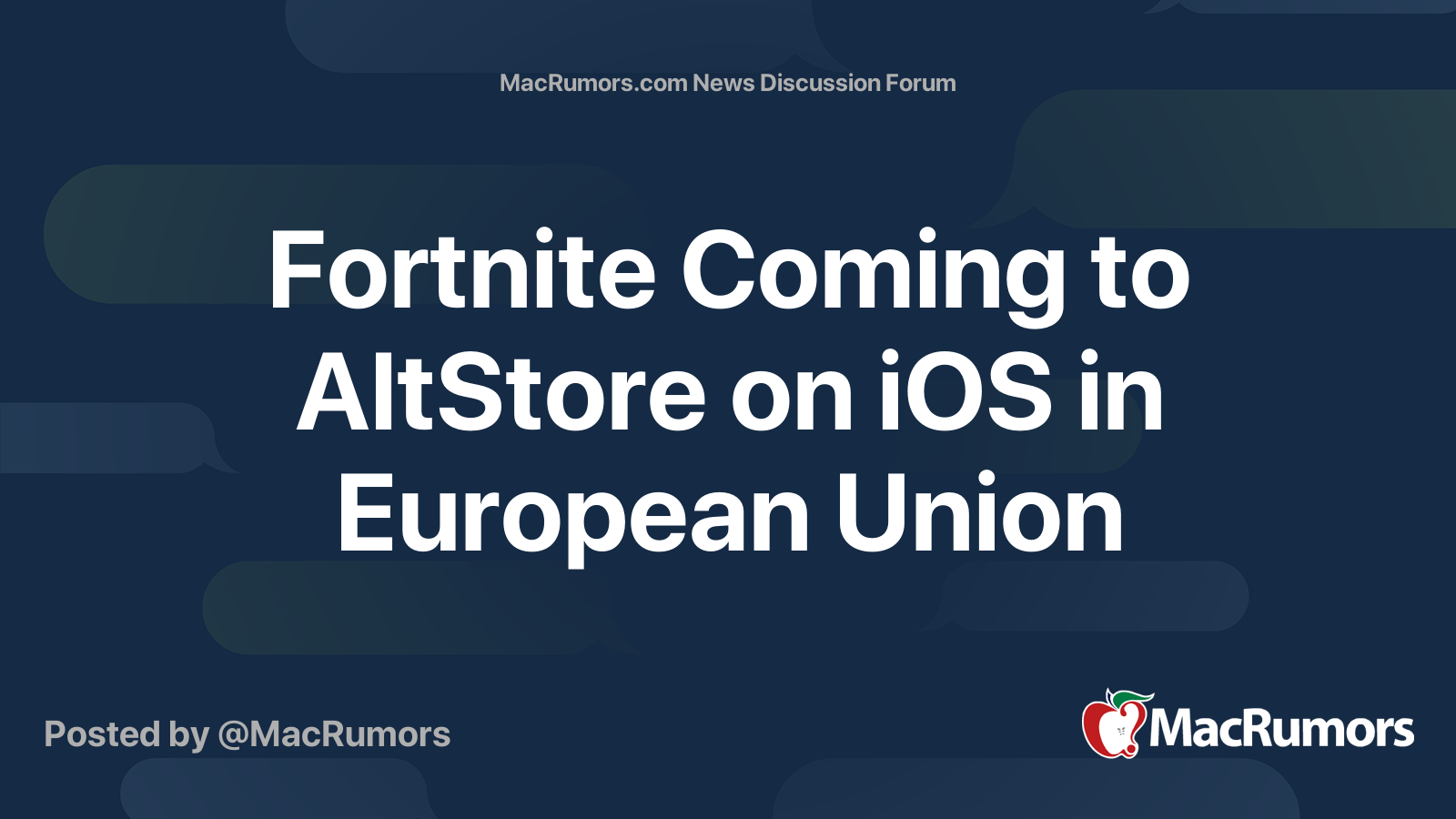 Fortnite Coming to AltStore on iOS in European Union | Page 2 ...