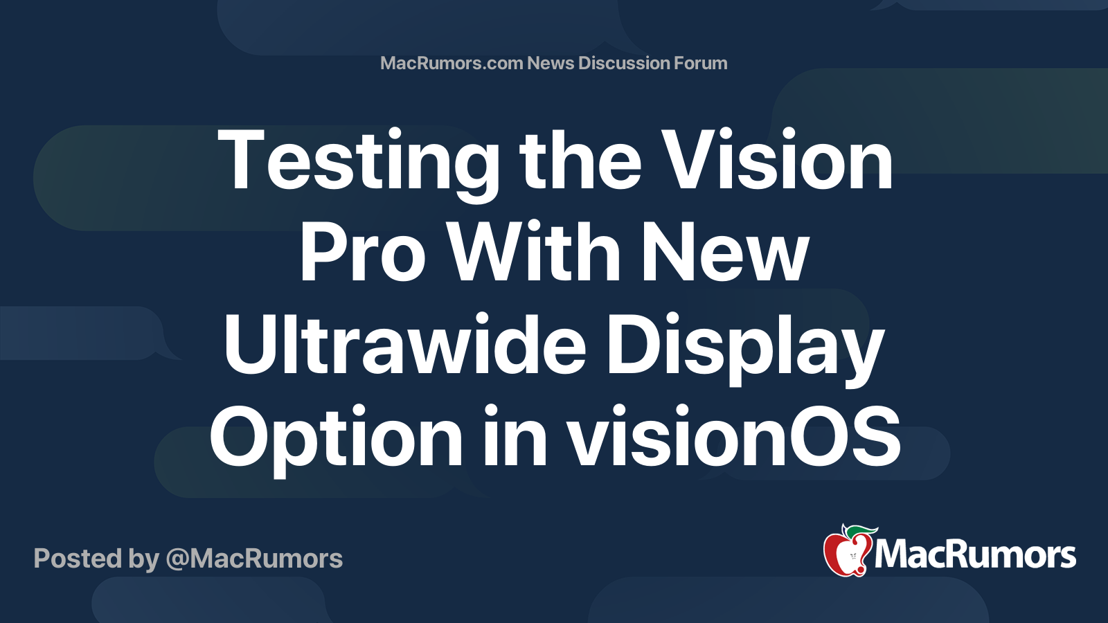 Testing the Vision Pro With New Ultrawide Display Option in visionOS 2. ...