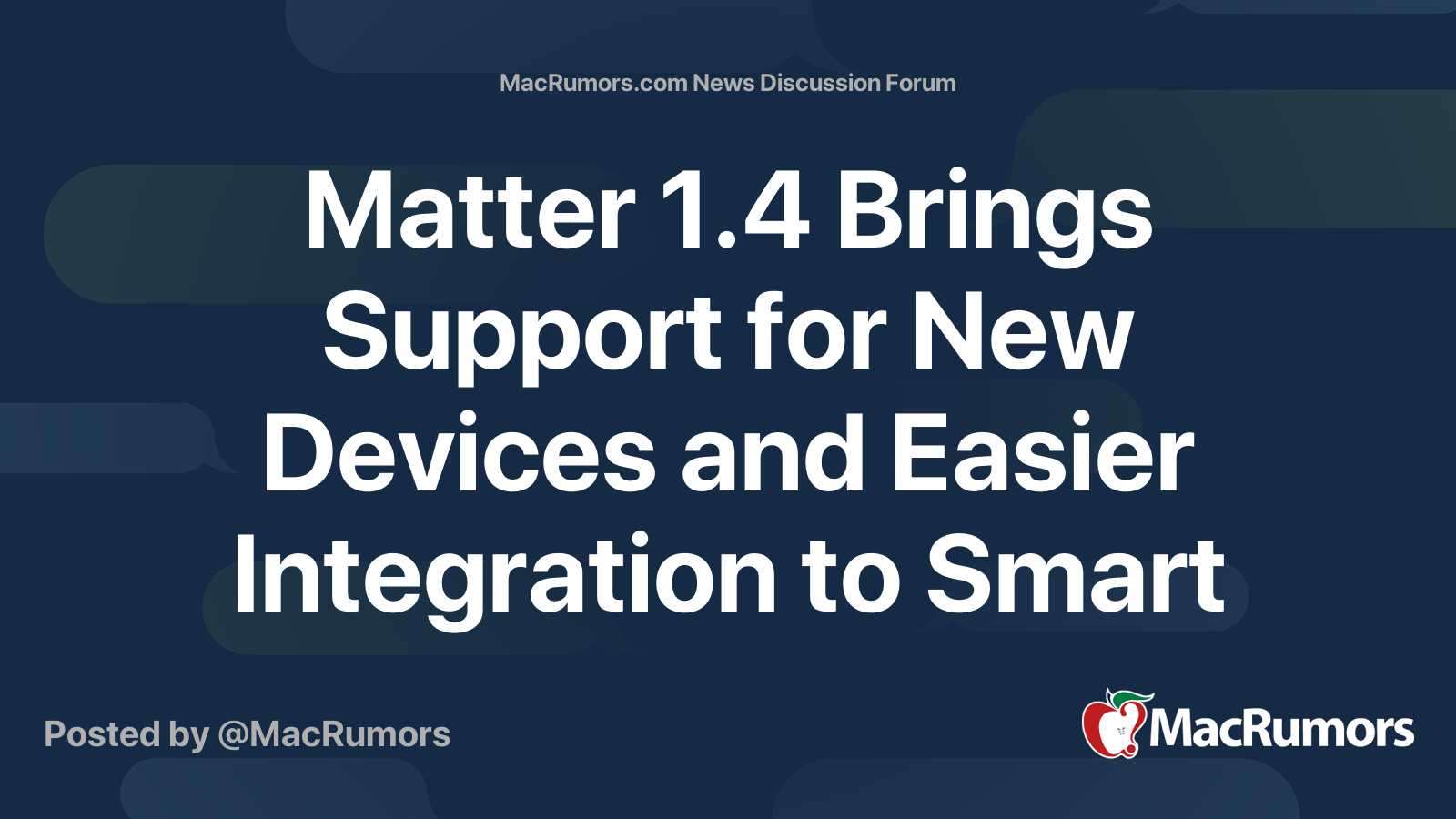 Matter 1.4 Brings Support for New Devices and Easier Integration to ...