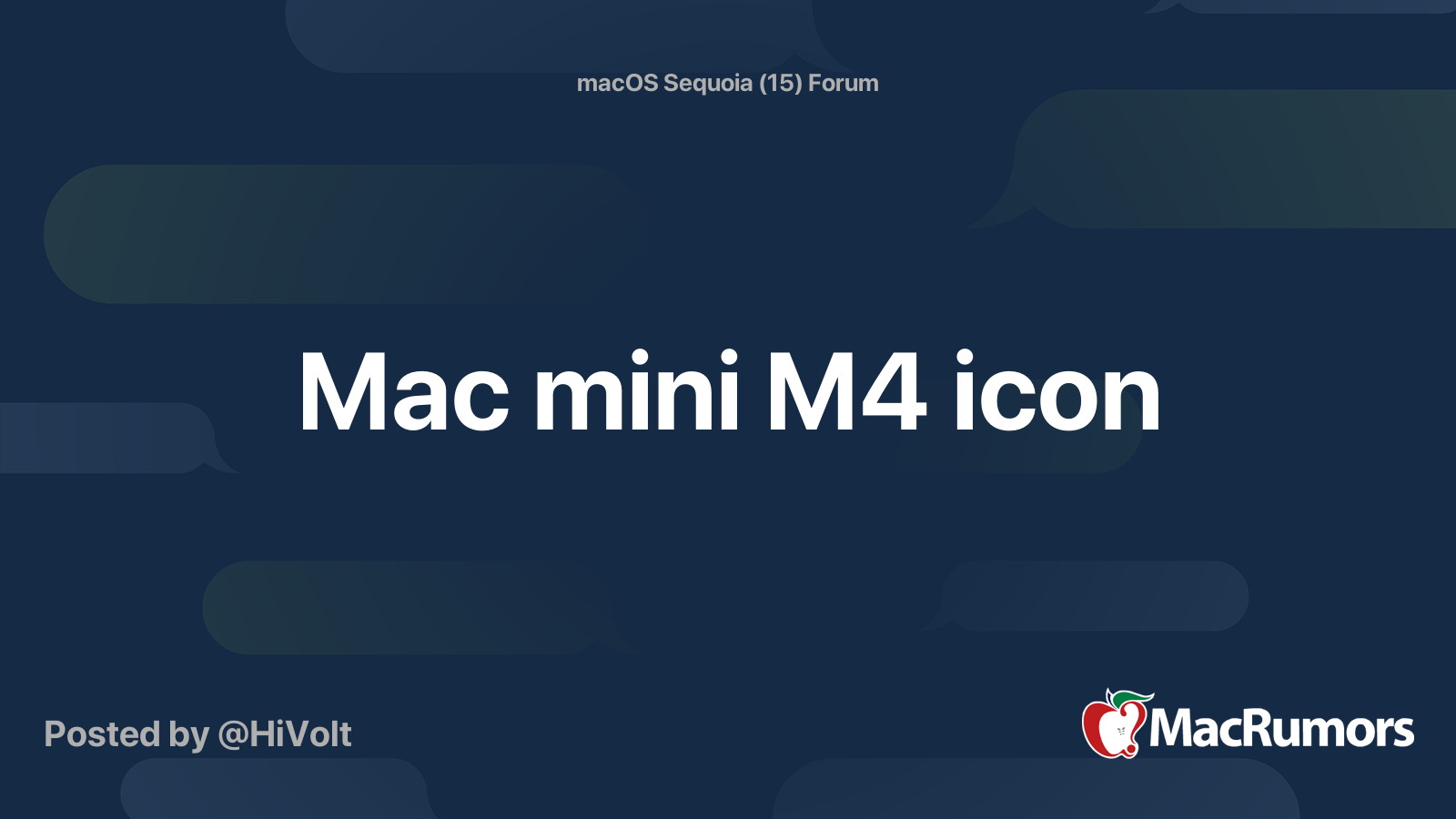 Mac mini M4 icon | MacRumors Forums