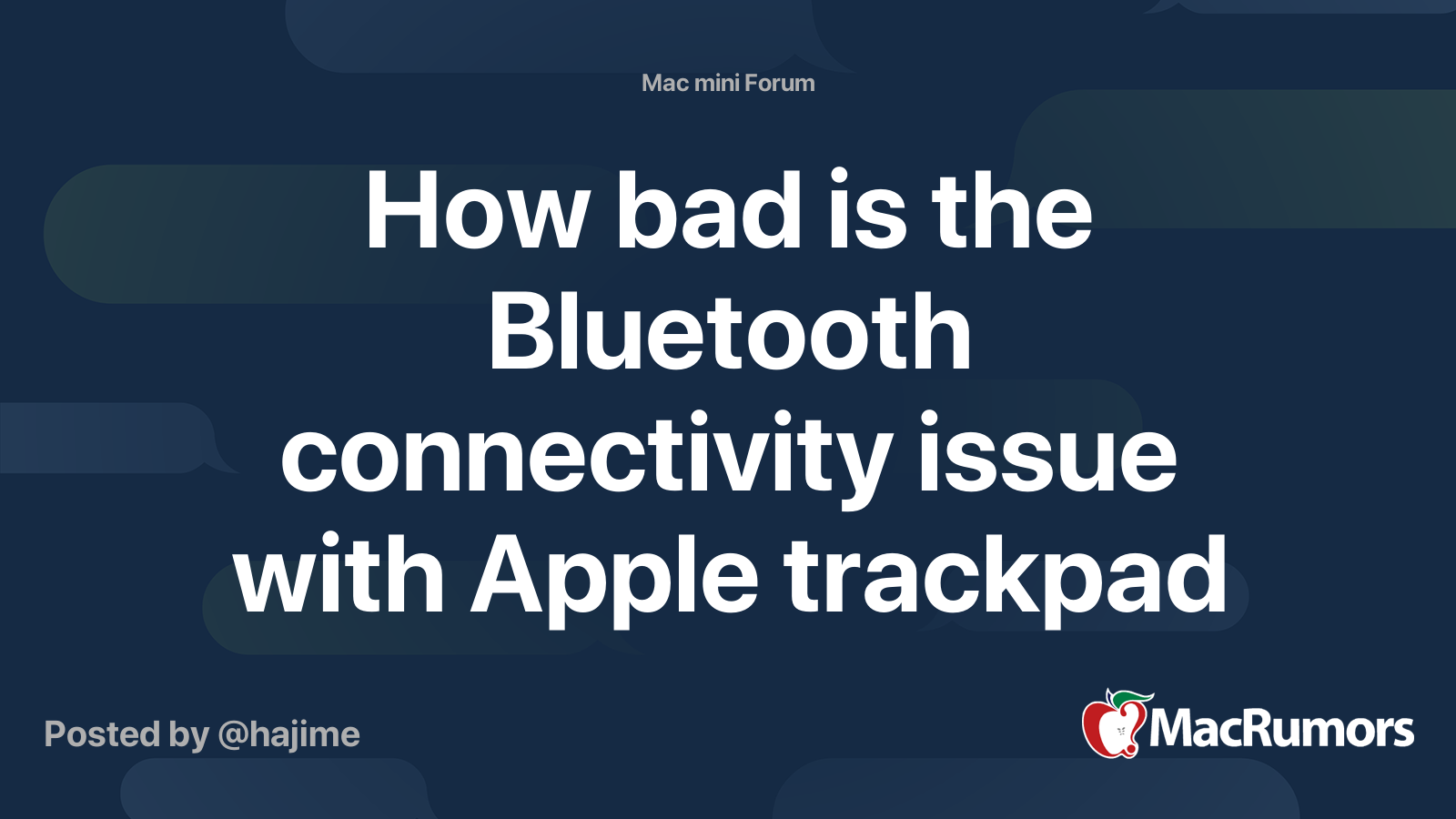 How bad is the Bluetooth connectivity issue with Apple trackpad and Magic Keyboard on the M4 ...