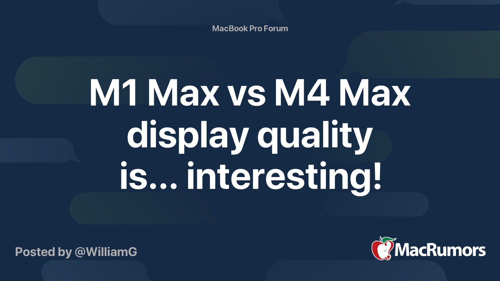 M1 Max vs M4 Max display quality is... interesting! | MacRumors Forums