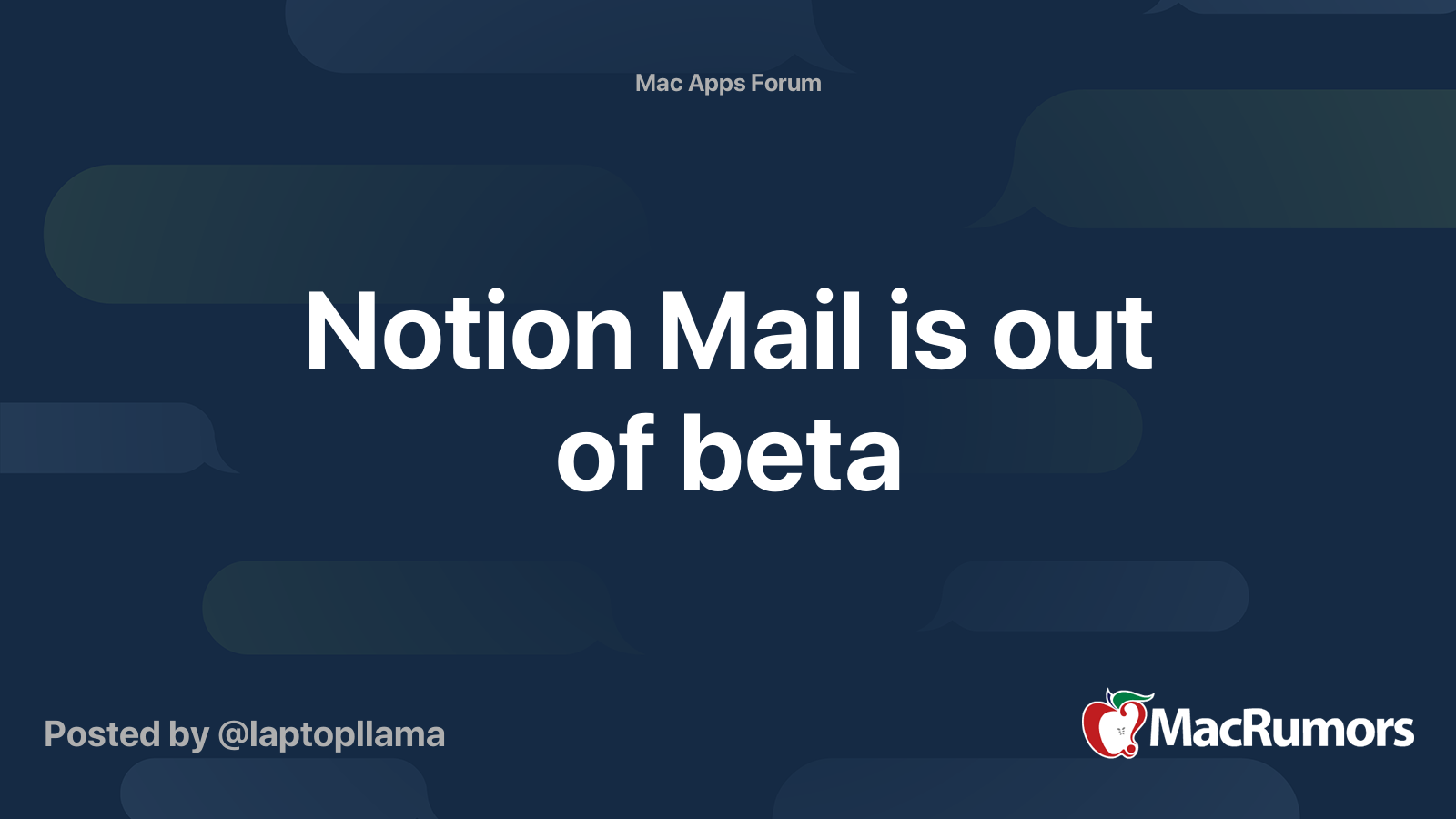Notion Mail is out of beta | MacRumors Forums