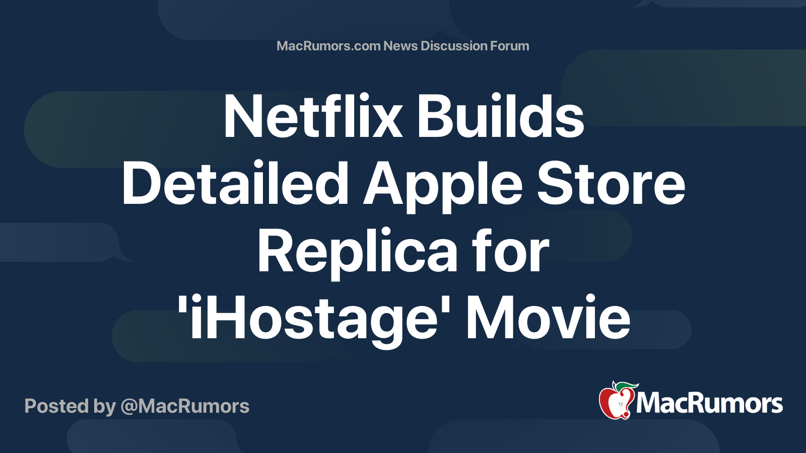 Netflix Builds Detailed Apple Store Replica for 'iHostage' Movie ...