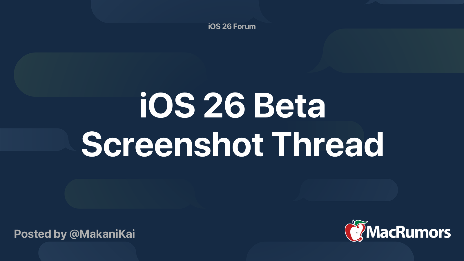 iOS 26 Beta Screenshot Thread | MacRumors Forums