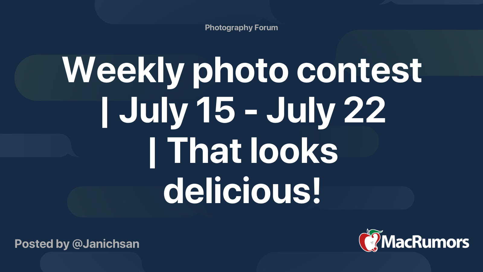 Weekly photo contest | July 15 - July 22 | That looks delicious ...