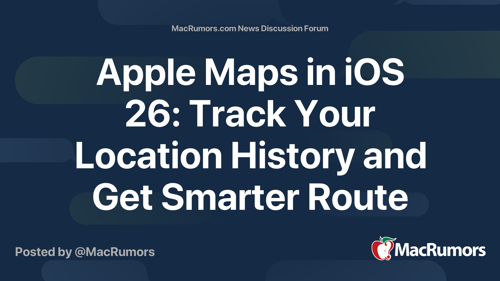 Apple Maps in iOS 26: Track Your Location History and Get Smarter Route ...