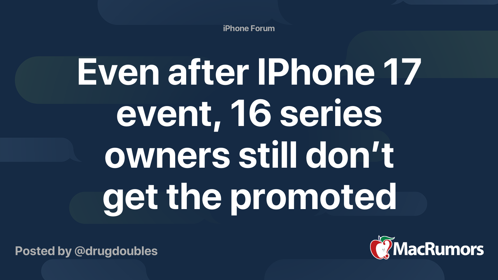 Even after IPhone 17 event, 16 series owners still don’t get the promoted Apple Intelligence ...