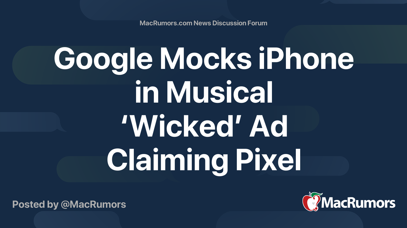 Google Mocks iPhone in Musical ‘Wicked’ Ad Claiming Pixel Firsts | Page ...