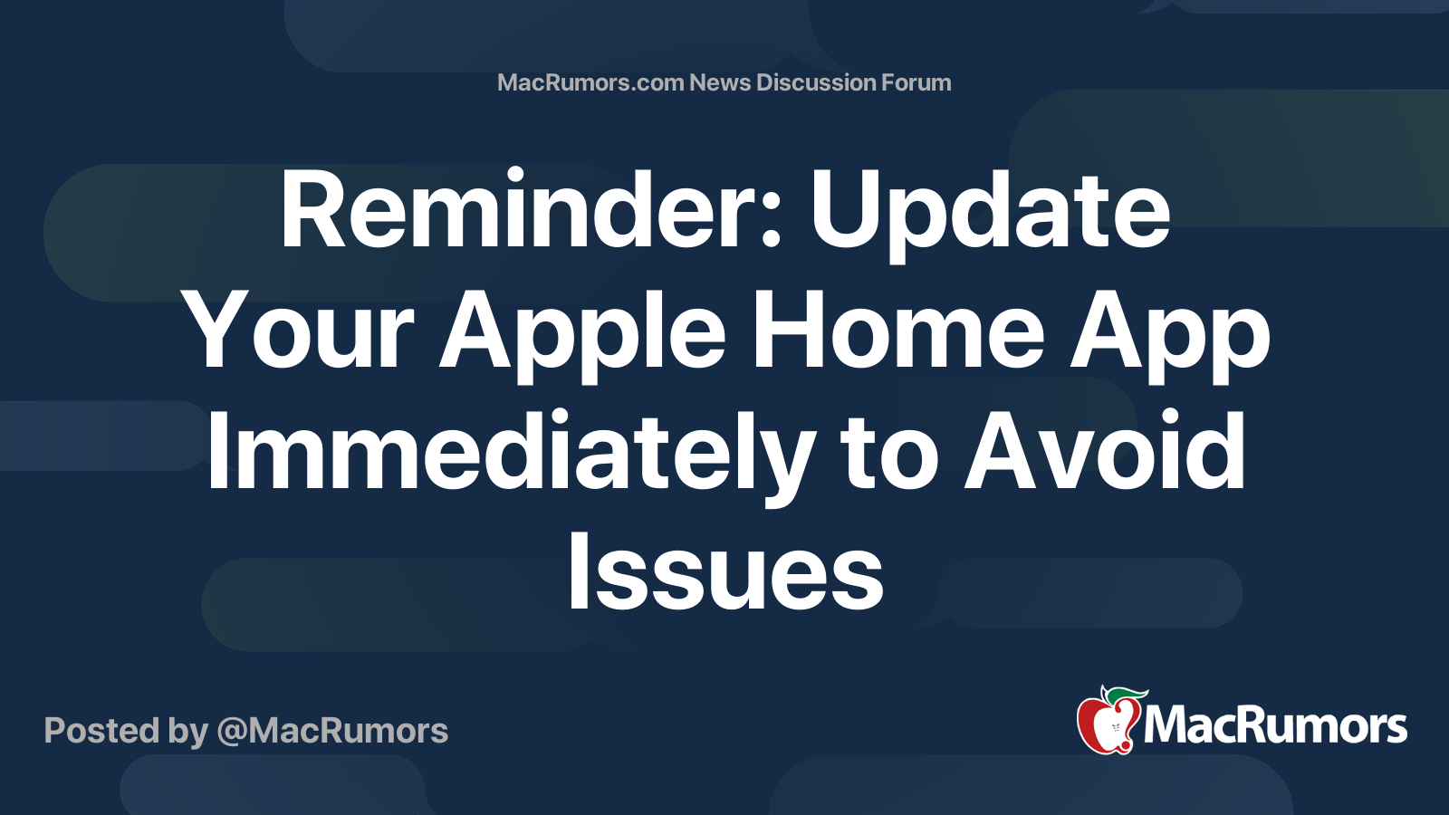 Reminder: Update Your Apple Home App Immediately to Avoid Issues | Page ...