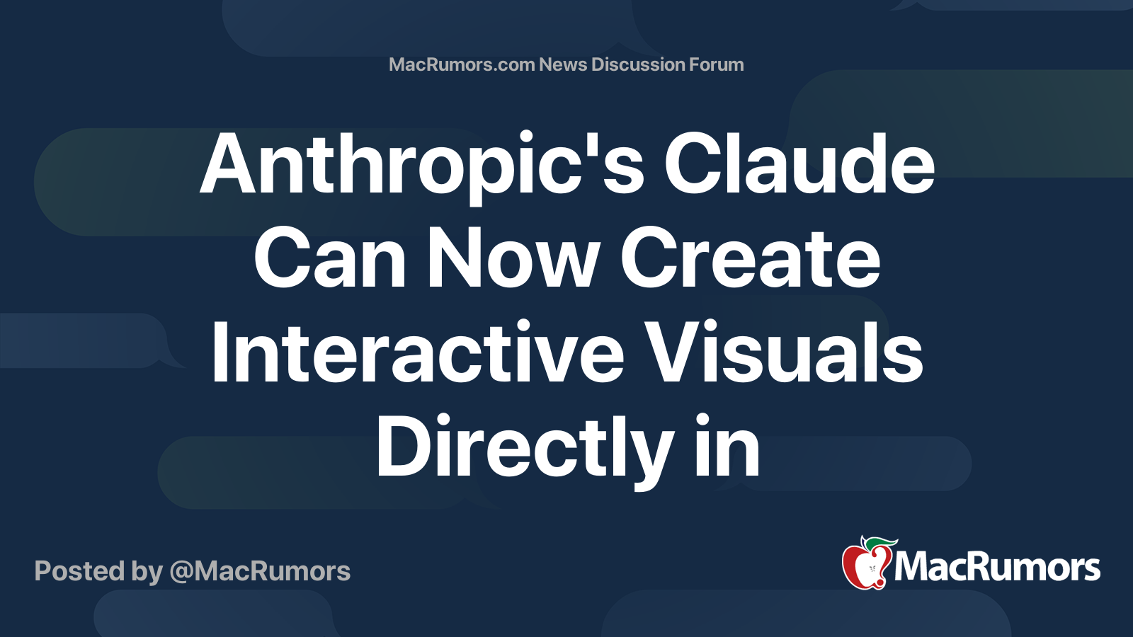 Anthropic's Claude Can Now Create Interactive Visuals Directly in ...