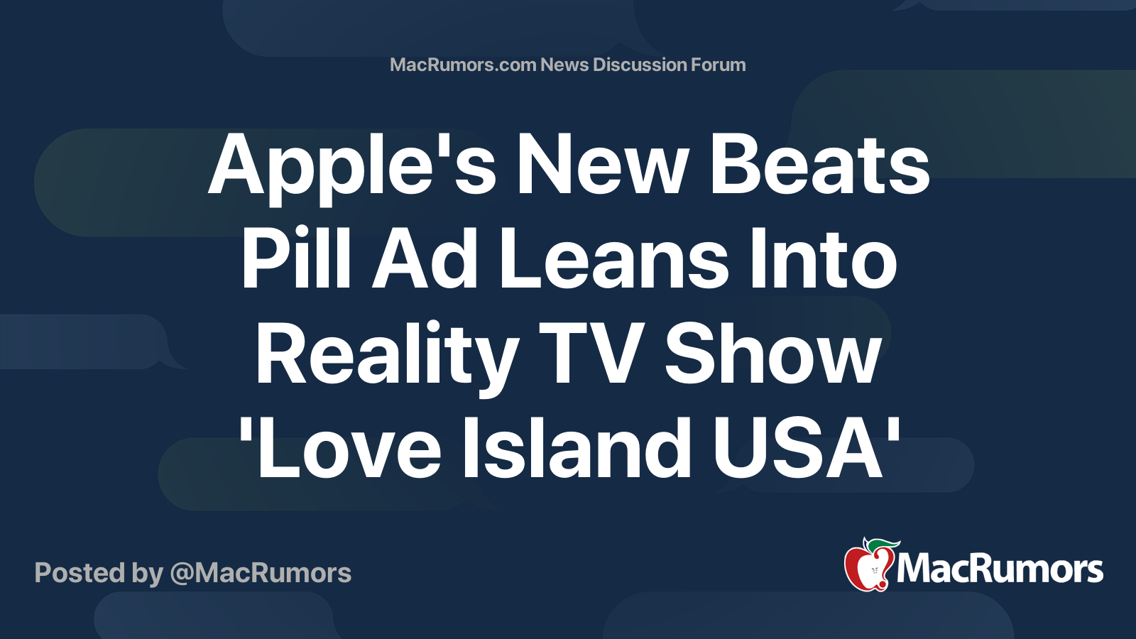 Apple's New Beats Pill Ad Leans Into Reality TV Show 'Love Island USA ...