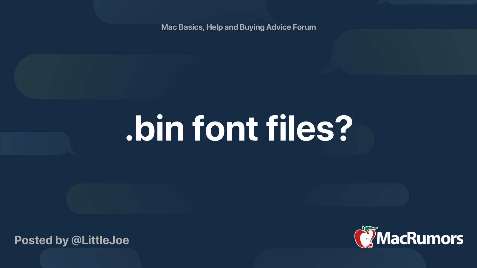 .bin font files? | MacRumors Forums