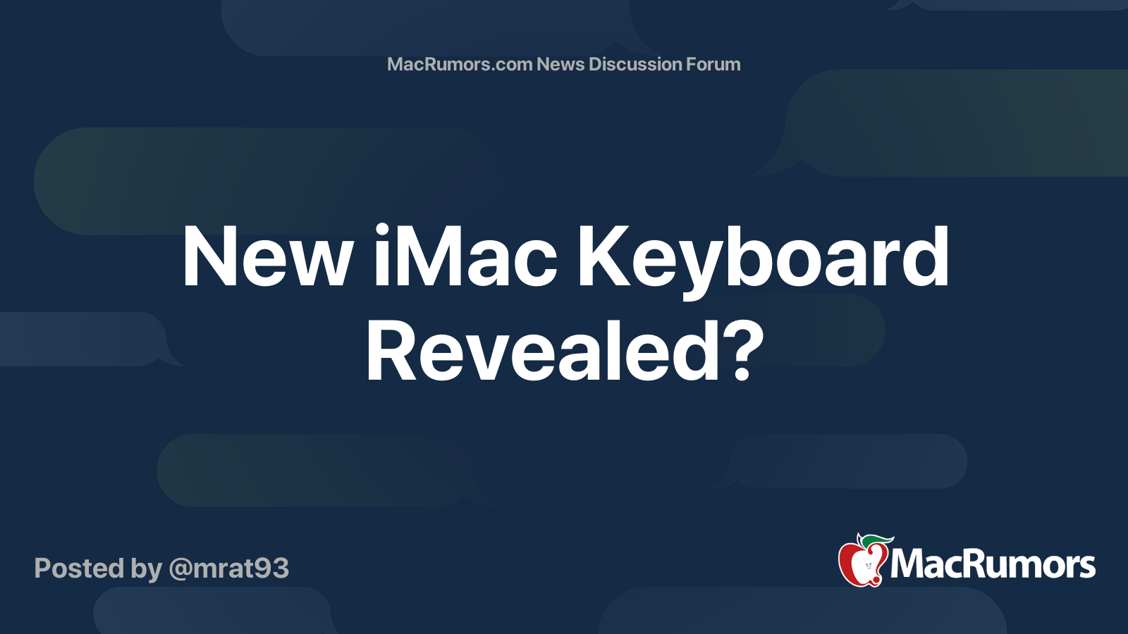 New iMac Keyboard Revealed? | MacRumors Forums