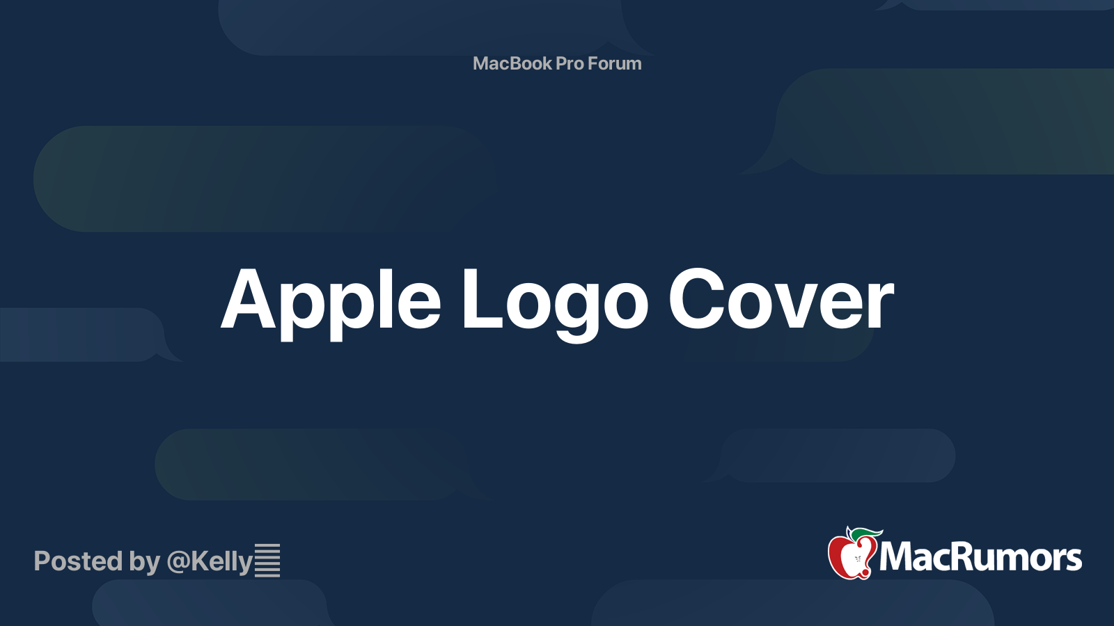 Apple Logo Cover | MacRumors Forums