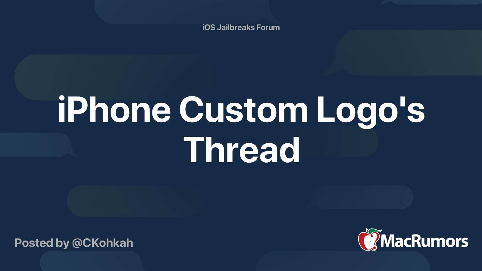 iPhone Custom Logo's Thread | MacRumors Forums