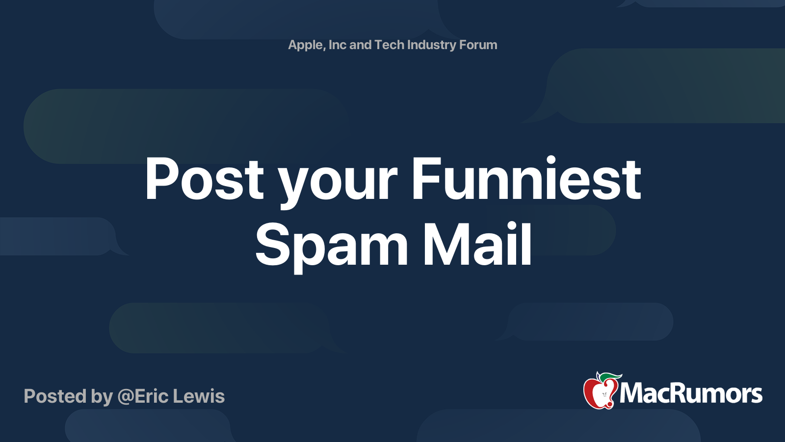Post your Funniest Spam Mail | MacRumors Forums