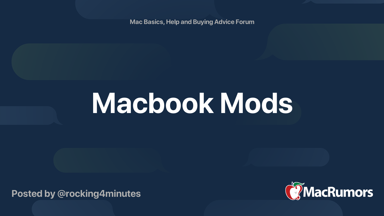 Macbook Mods | MacRumors Forums