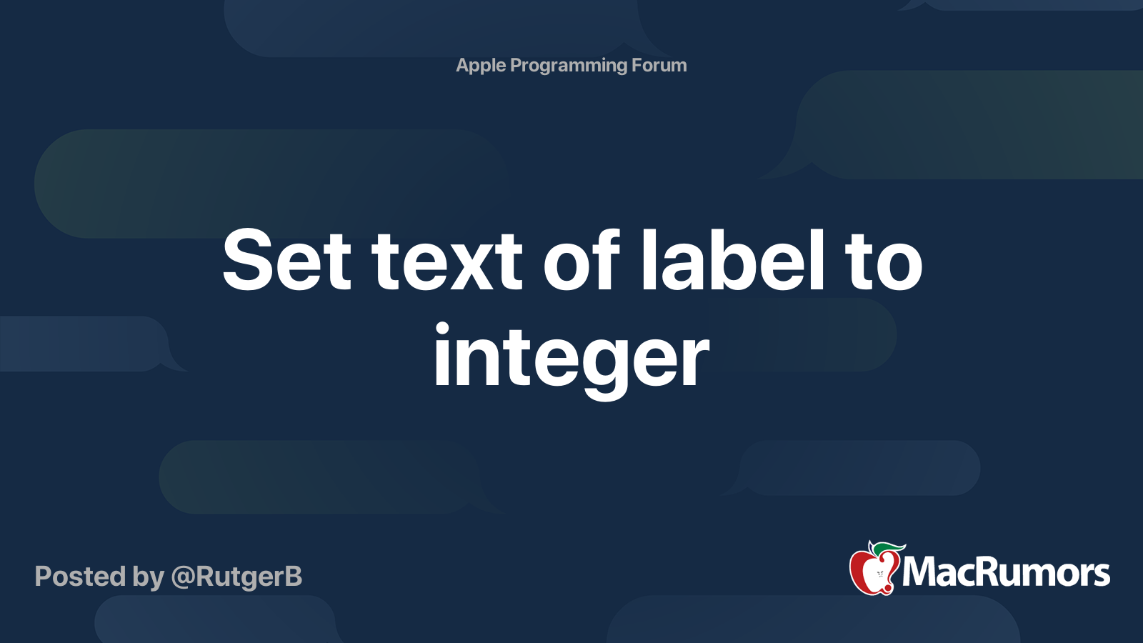 Set Text Of Label To Integer Macrumors Forums 8299