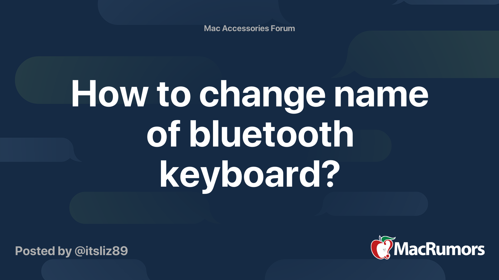 Rename Apple Bluetooth Keyboard Windows 10