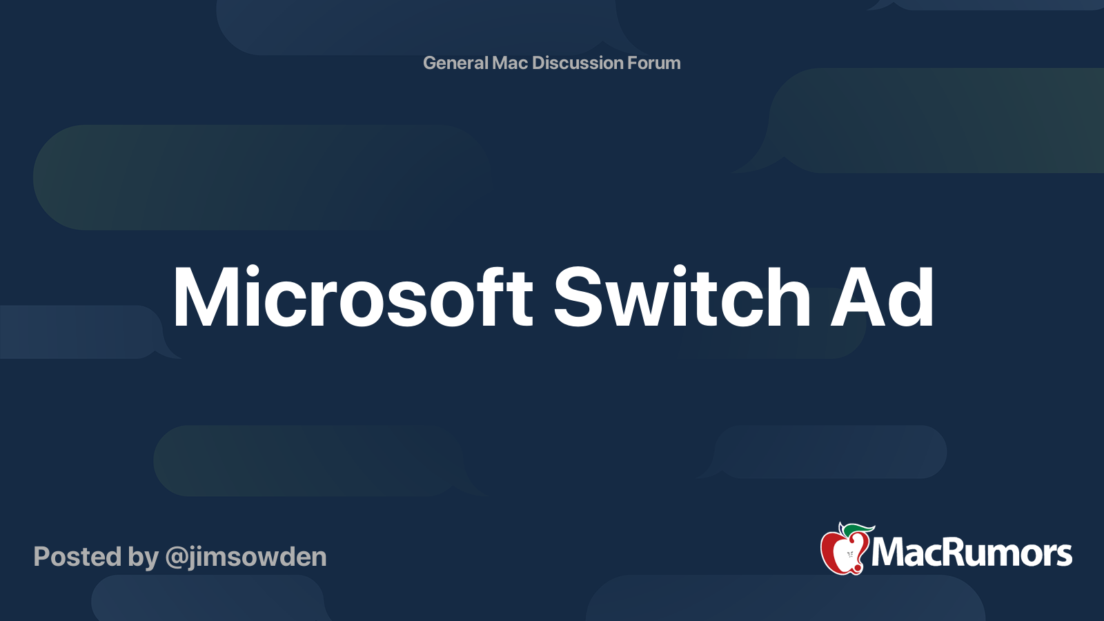 Microsoft Switch Ad | MacRumors Forums