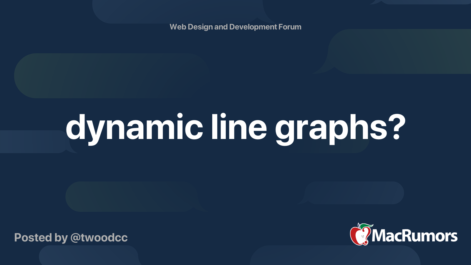 dynamic line graphs? | MacRumors Forums