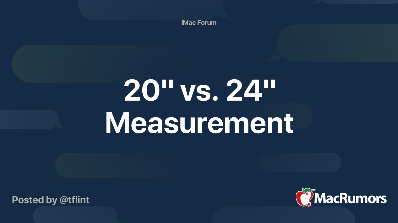 20" vs. 24" Measurement | MacRumors Forums
