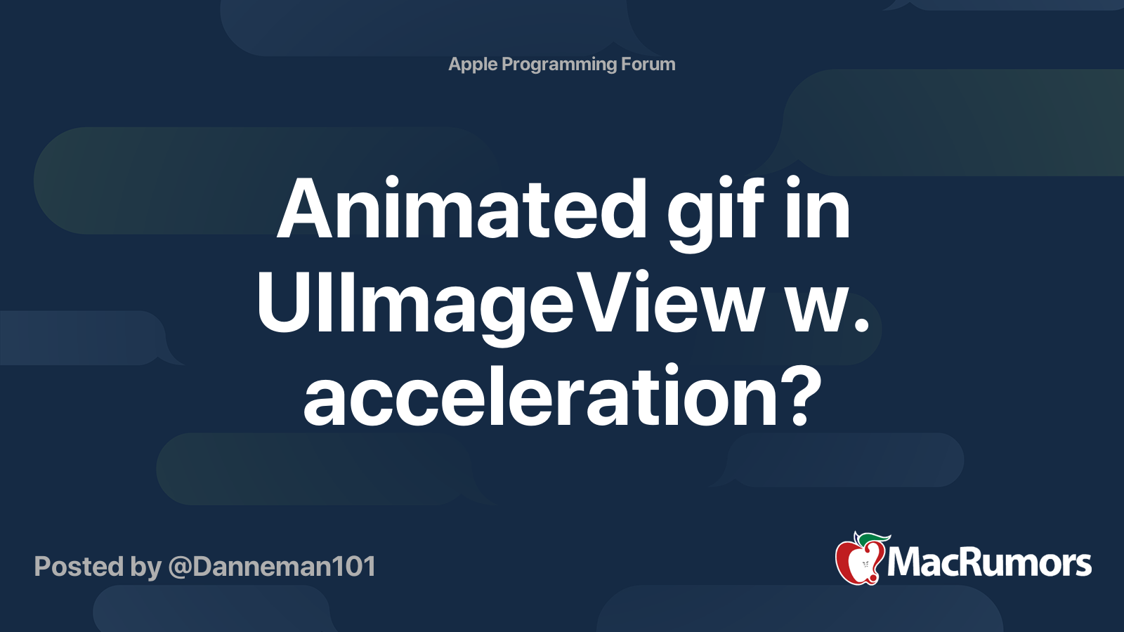 Animated gif in UIImageView w. acceleration? | MacRumors Forums
