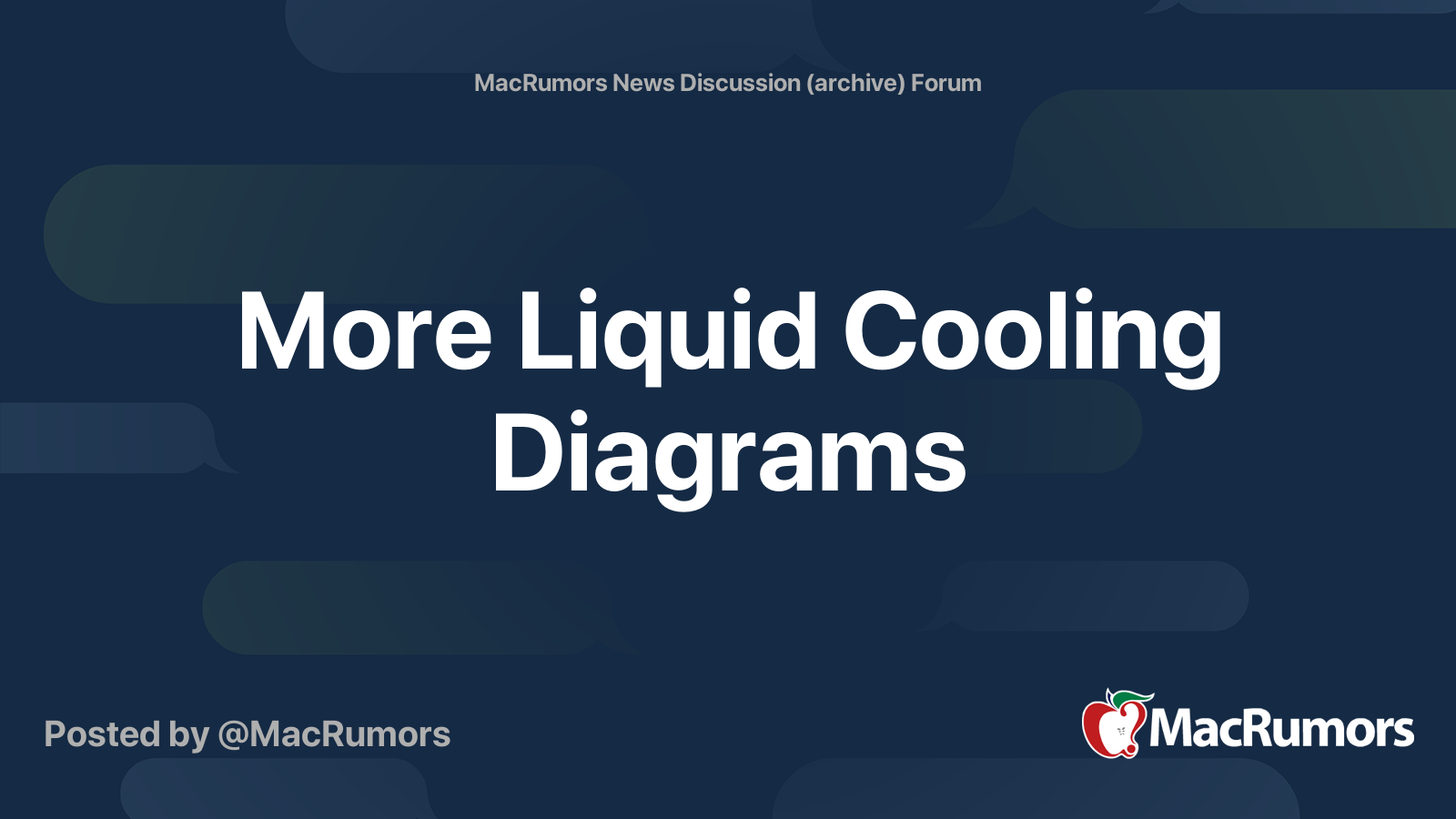 More Liquid Cooling Diagrams | MacRumors Forums