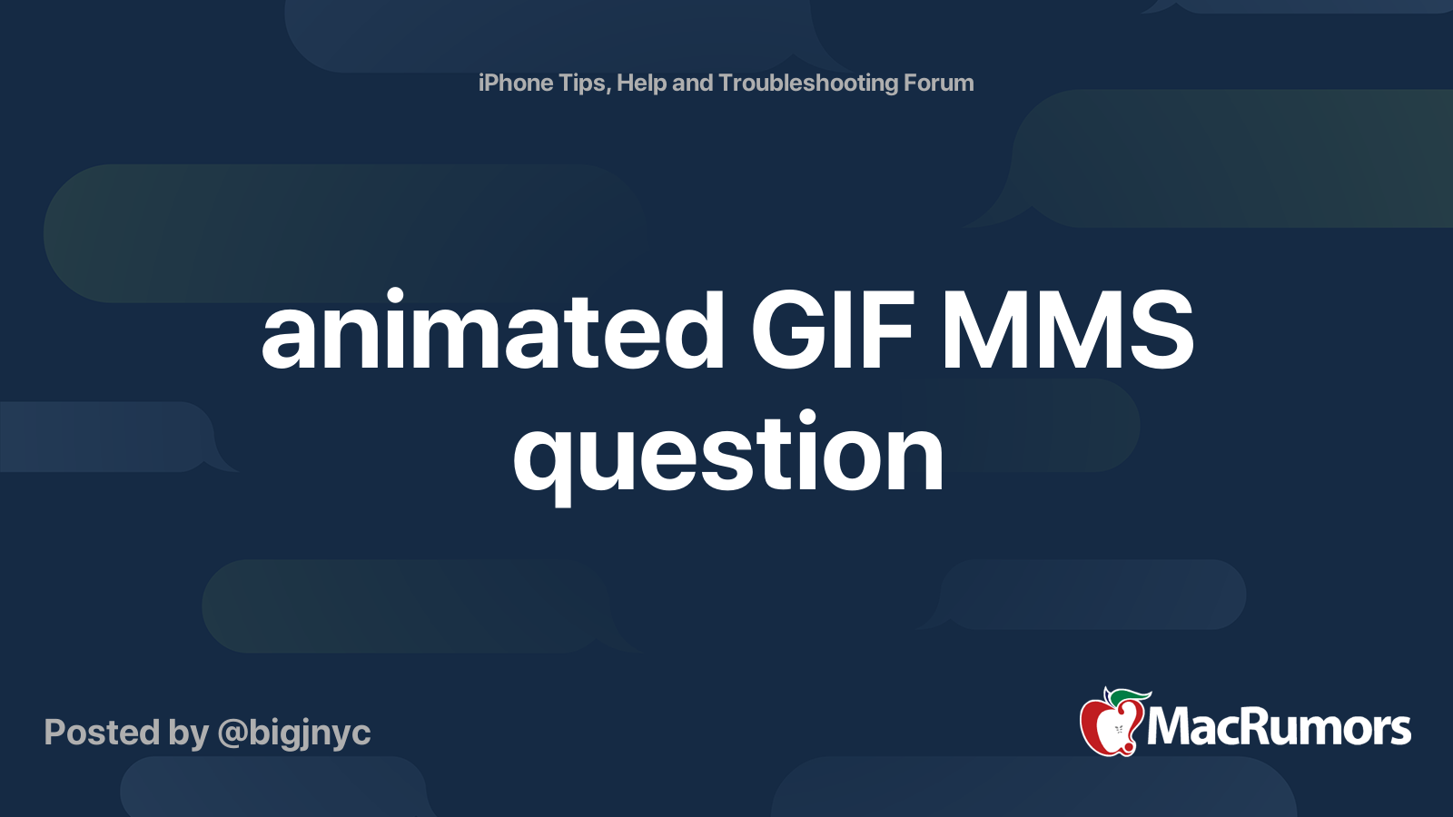 animated GIF MMS question | MacRumors Forums