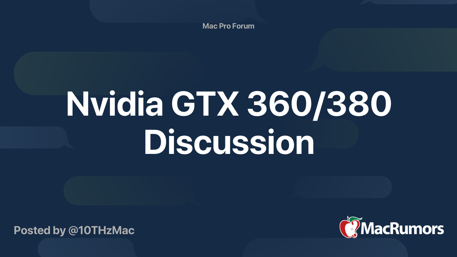 Nvidia GTX 360/380 Discussion | MacRumors Forums