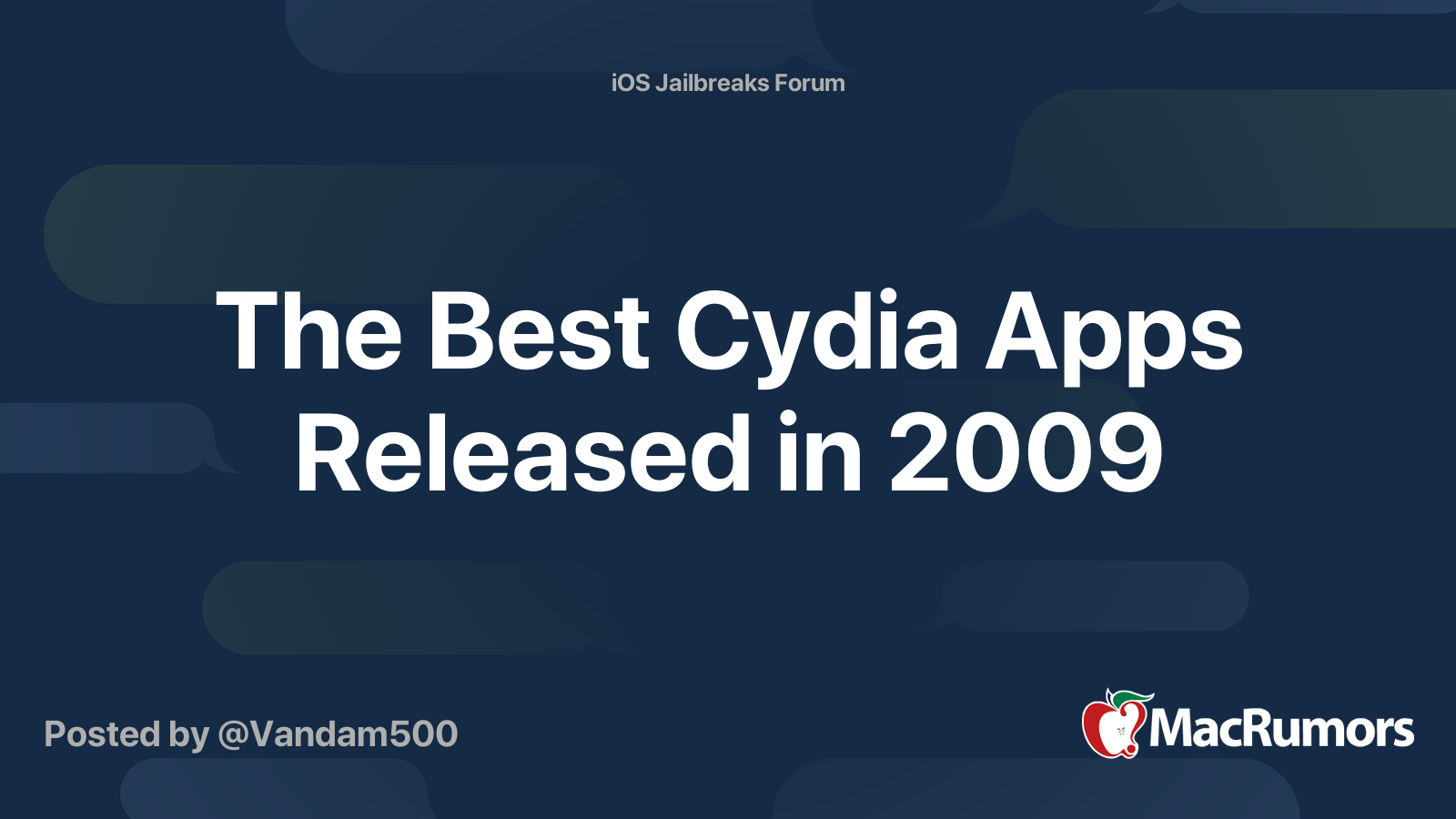 The Best Cydia Apps Released in 2009 | MacRumors Forums