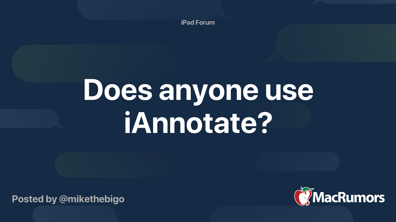 Does anyone use iAnnotate? | MacRumors Forums