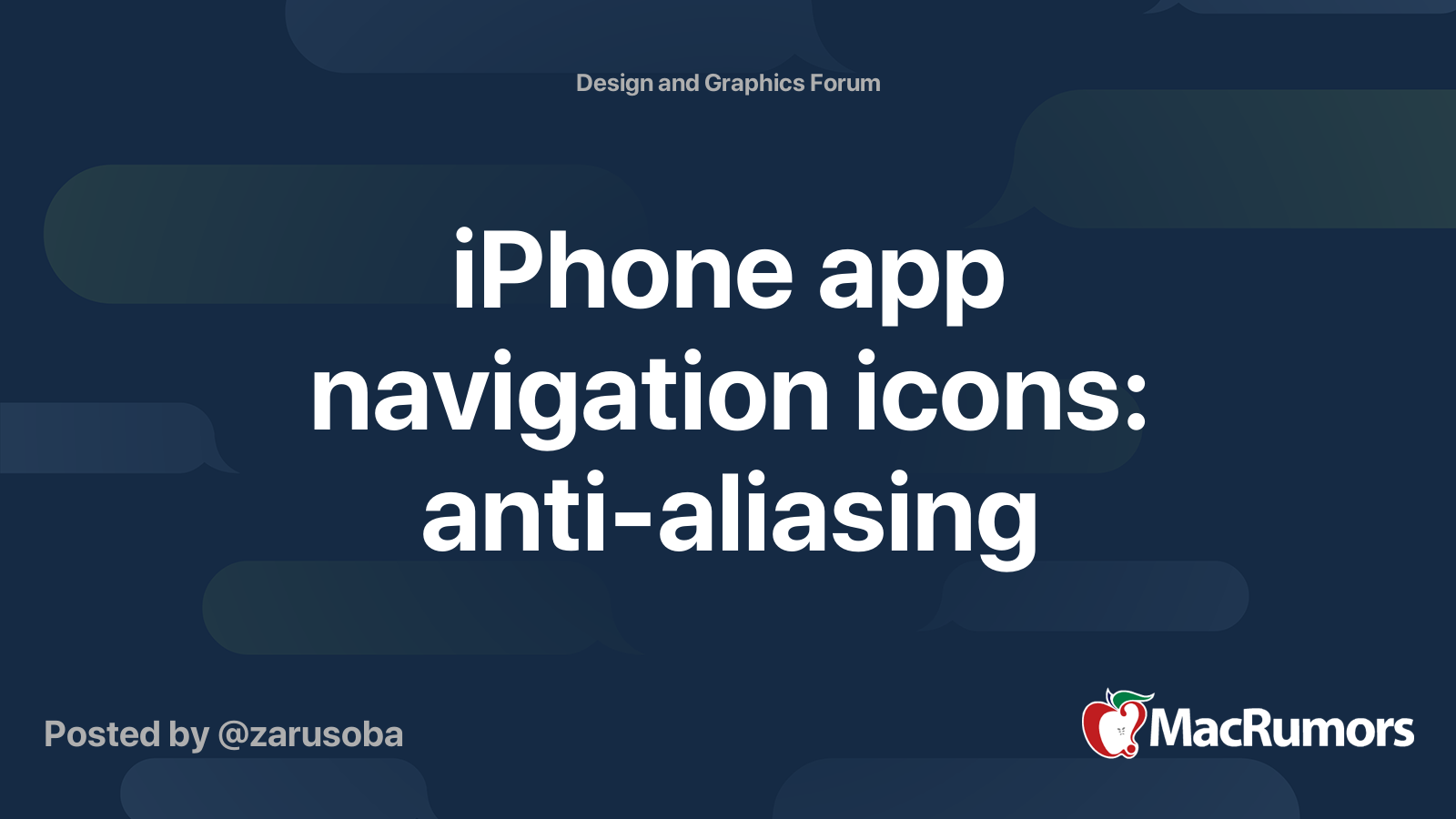 iPhone app navigation icons: anti-aliasing | MacRumors Forums