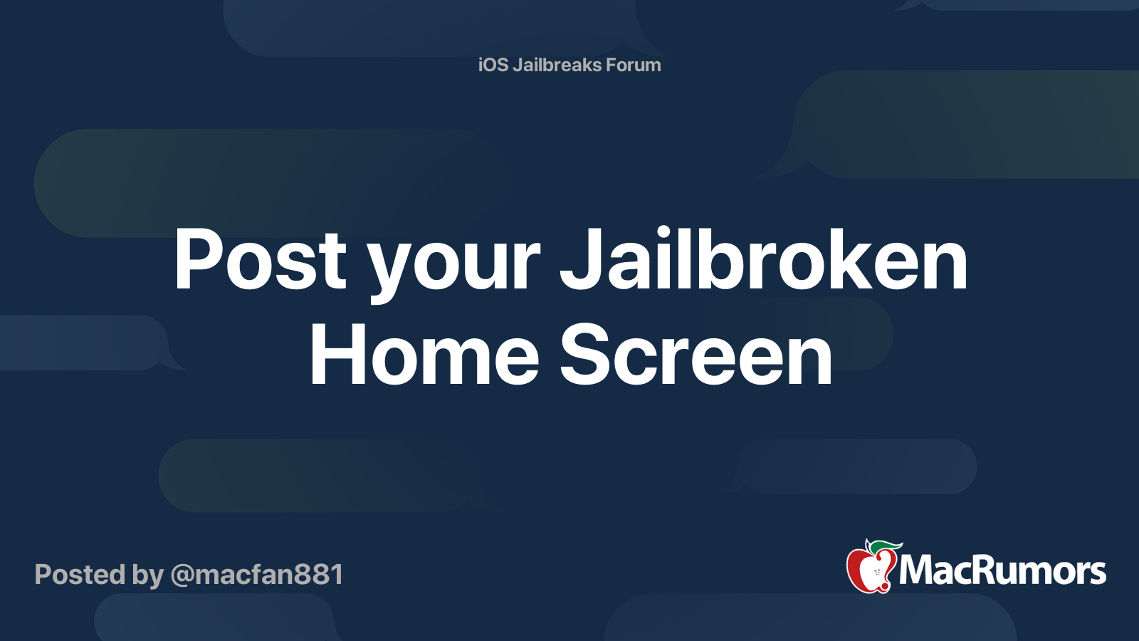Post your Jailbroken Home Screen | Page 41 | MacRumors Forums